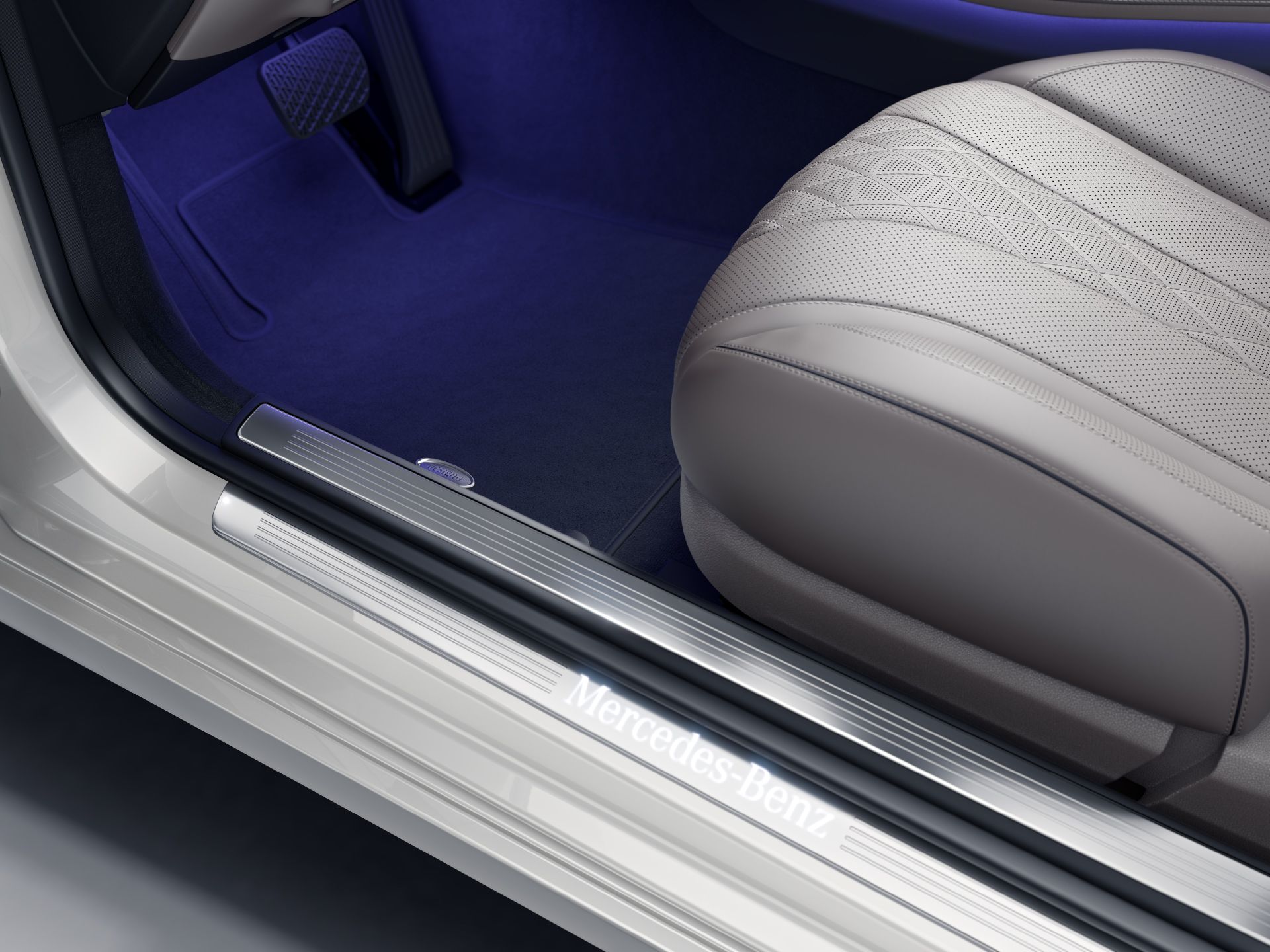 Einstiegsleiste, beleuchtet, vorne, 2-fach | A2176805900